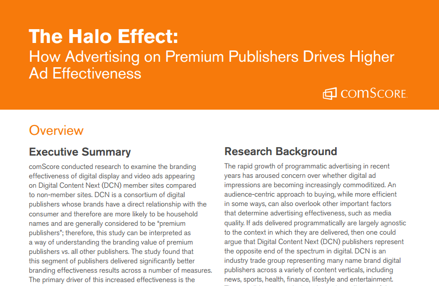The Halo Effect: How Advertising on Premium Publishers Drives...